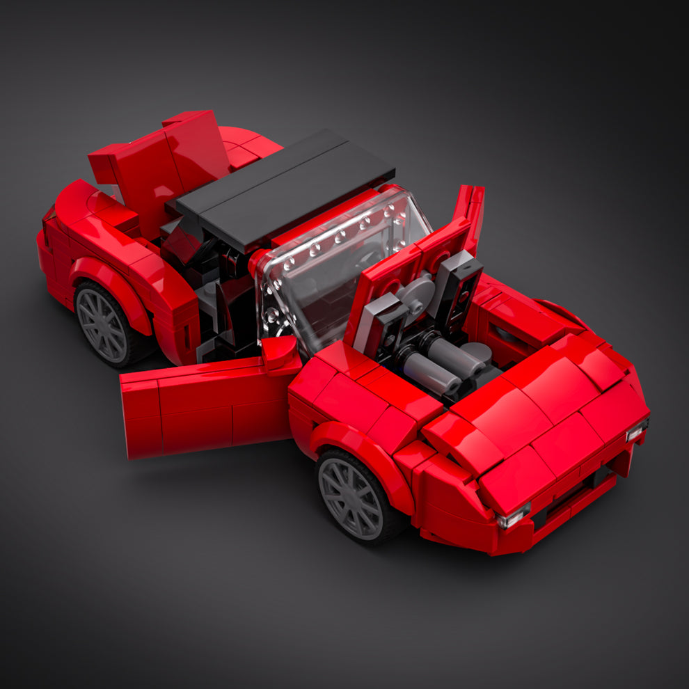Inspired by Mazda Miata NA - Red (instructions) – Bricks, Blocks & MOCs