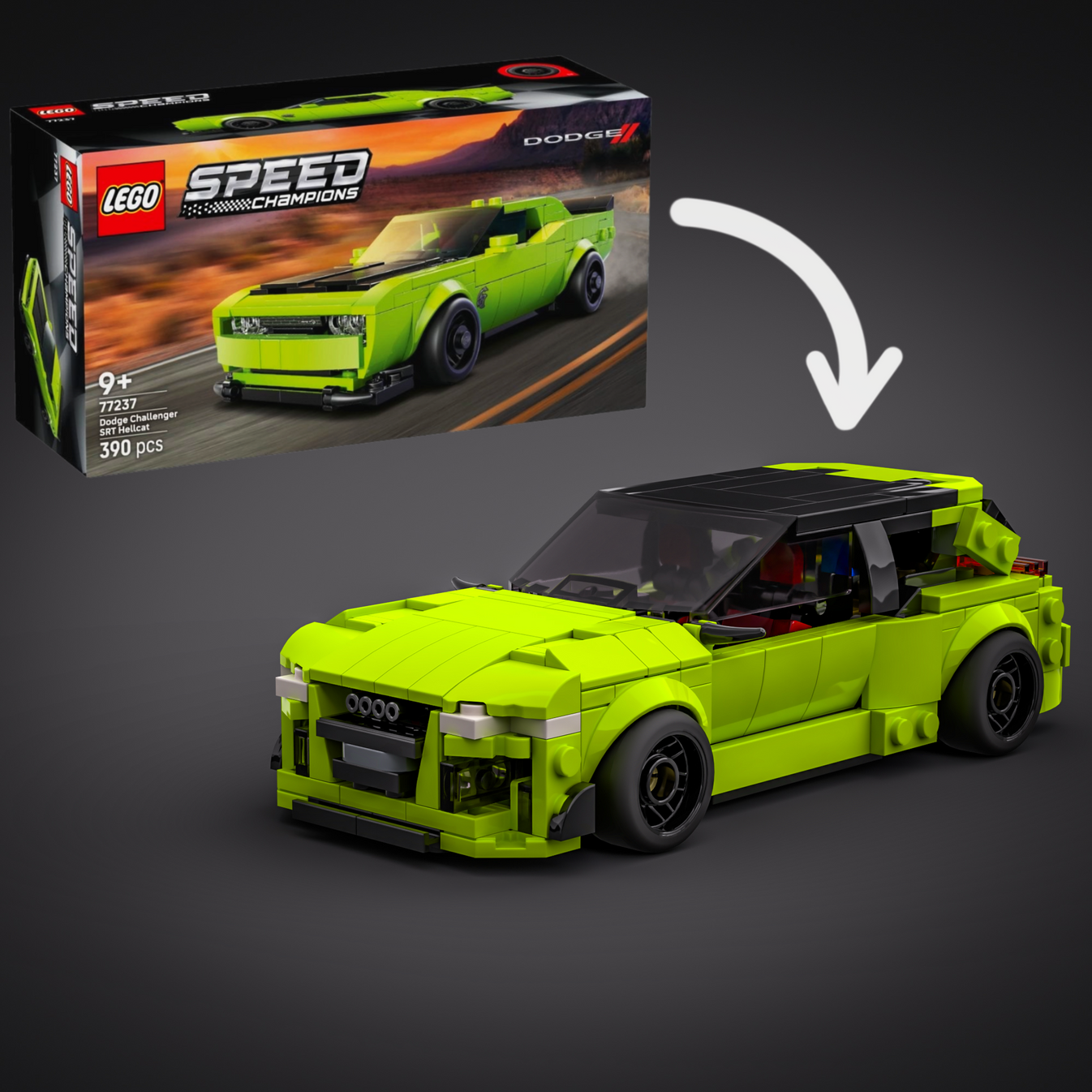 Inspired by Audi RS6 (Based on Set 77237 Dodge Challenger SRT Hellcat ...