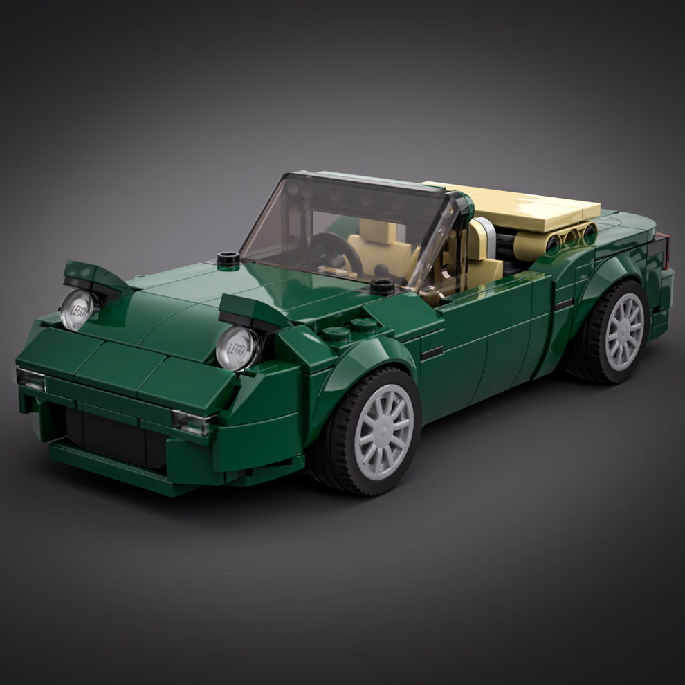 Inspired by Mazda Miata NA - Dark Green (instructions) – Bricks, Blocks ...