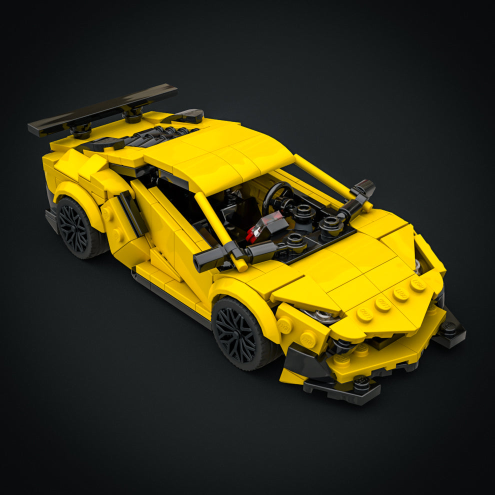 Inspired by Lamborghini Aventador SV - Custom LEGO Set – Bricks, Blocks ...